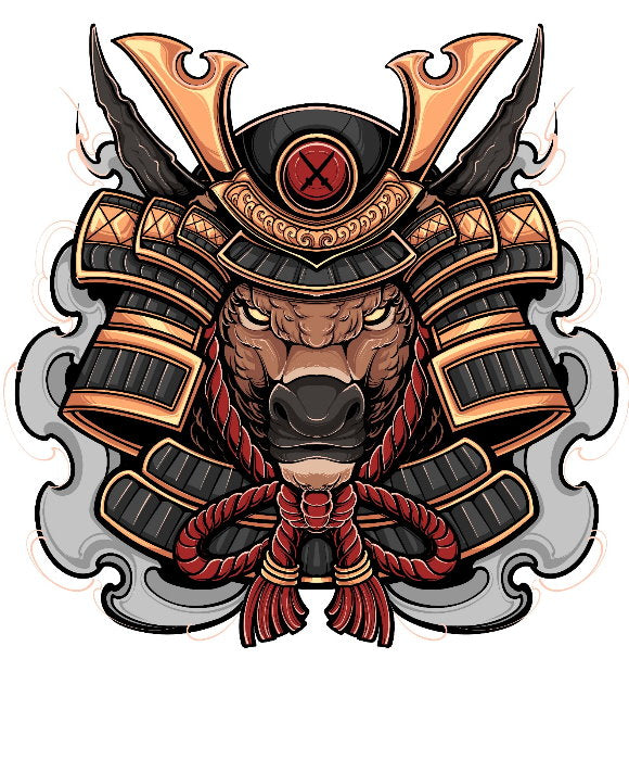 JAPANESE SPIRIT ANIMAL : OX - WALL ART